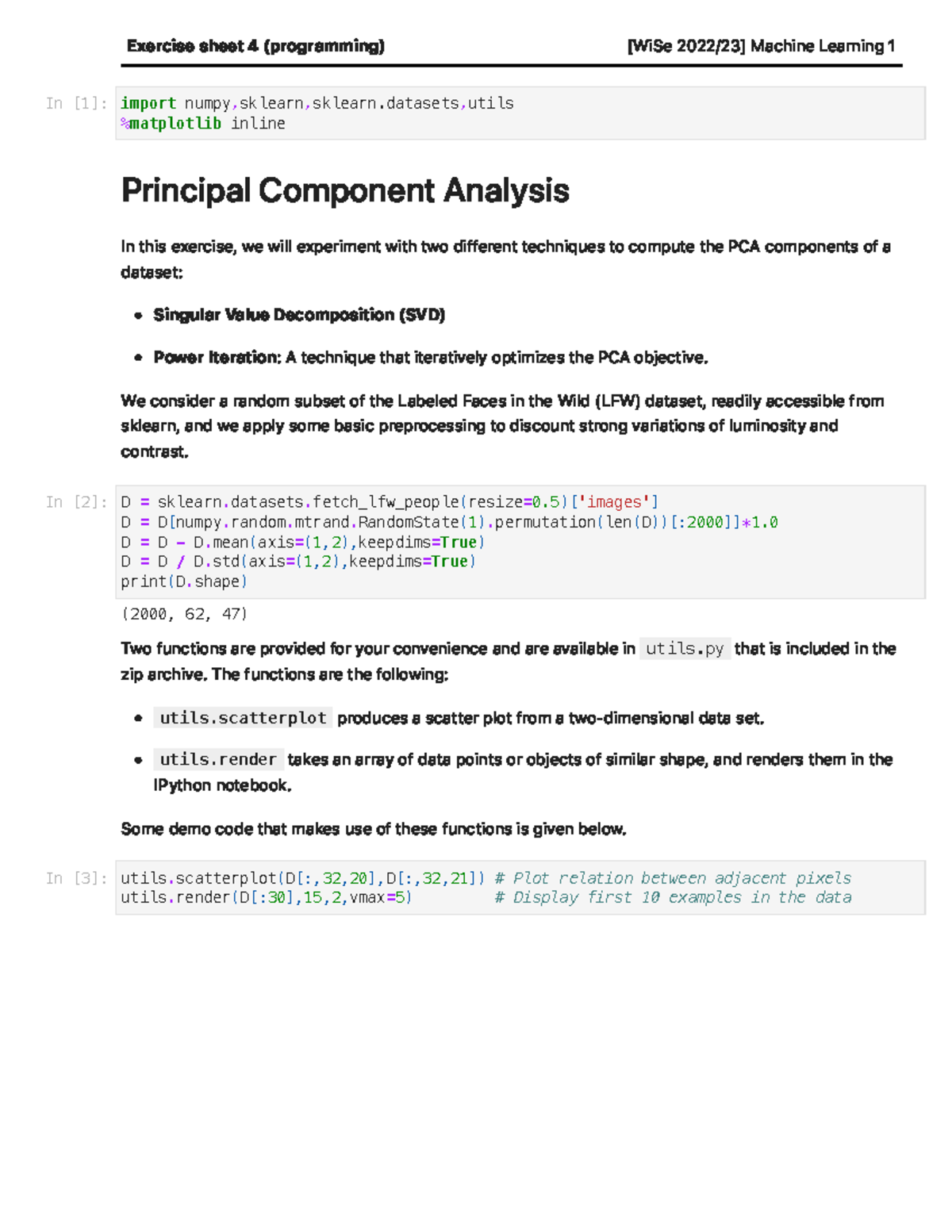 Sheet 04-programming - aufgabe - Exercise sheet 4 (programming) [WiSe ...