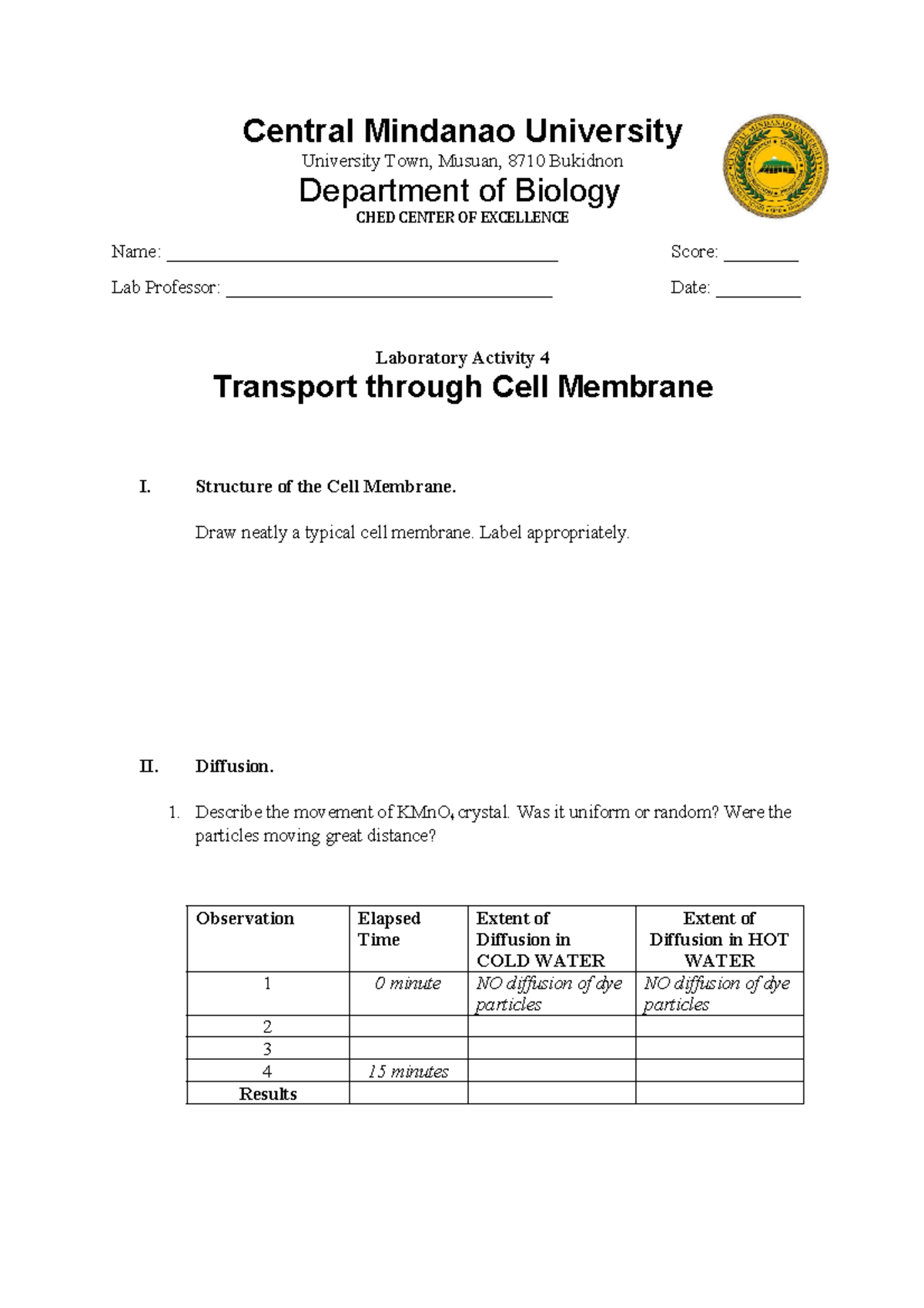Estrera, EG - Exercise No. 4 - Central Mindanao University University ...