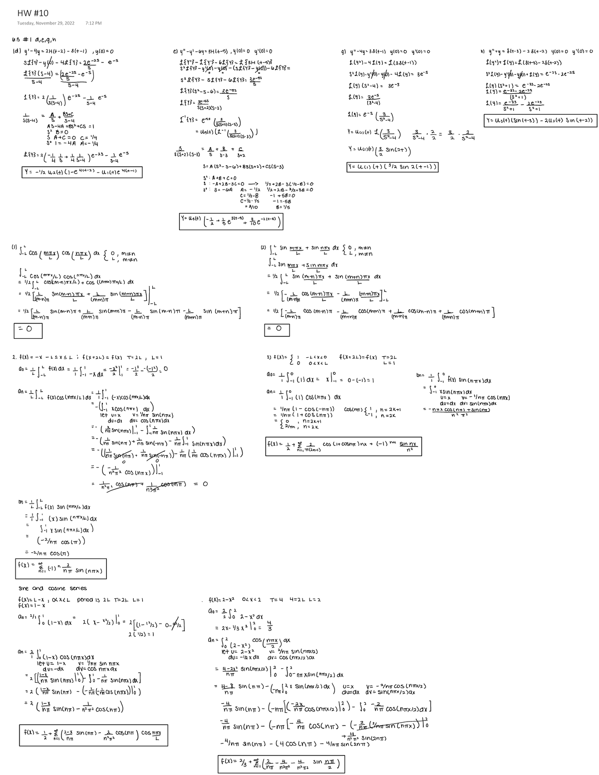 HW 10 - Homework - MATH 2400 - HW Tuesday, November 29, 2022 7:12 PM ...