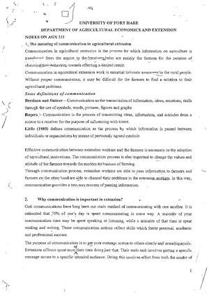 Principles of Agric Extension And Rural - 1. Principles of Agricultural ...