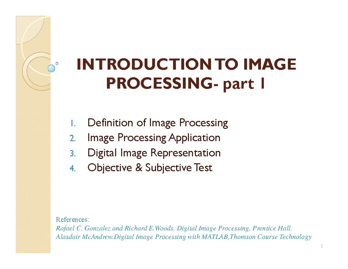 IPc1p1ss - msn - Chapter 1 Introduction Chapter 1 INTRODUCTION TO IMAGE ...