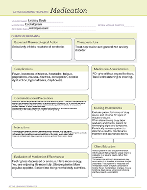 Medcard-Dexamethasone - ACTIVE LEARNING TEMPLATES Medication STUDENT ...
