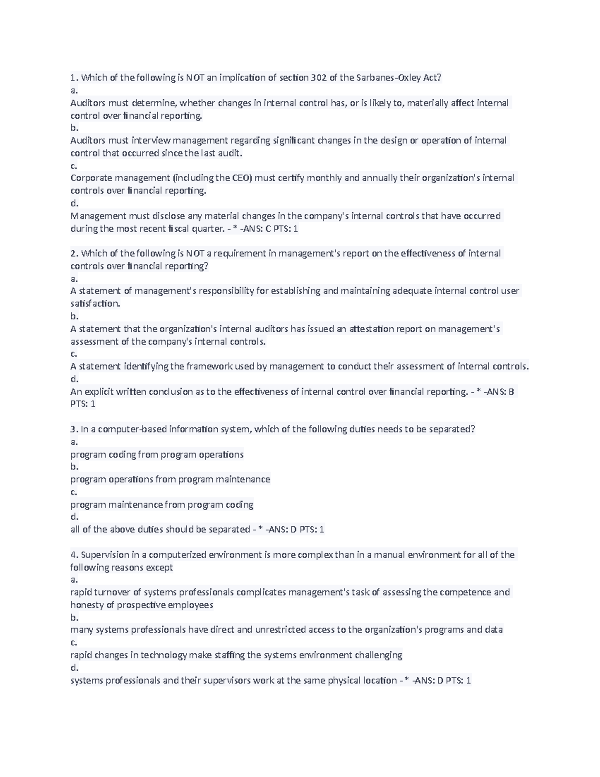 Data Analytics for Accounting - Which of the following is NOT an ...