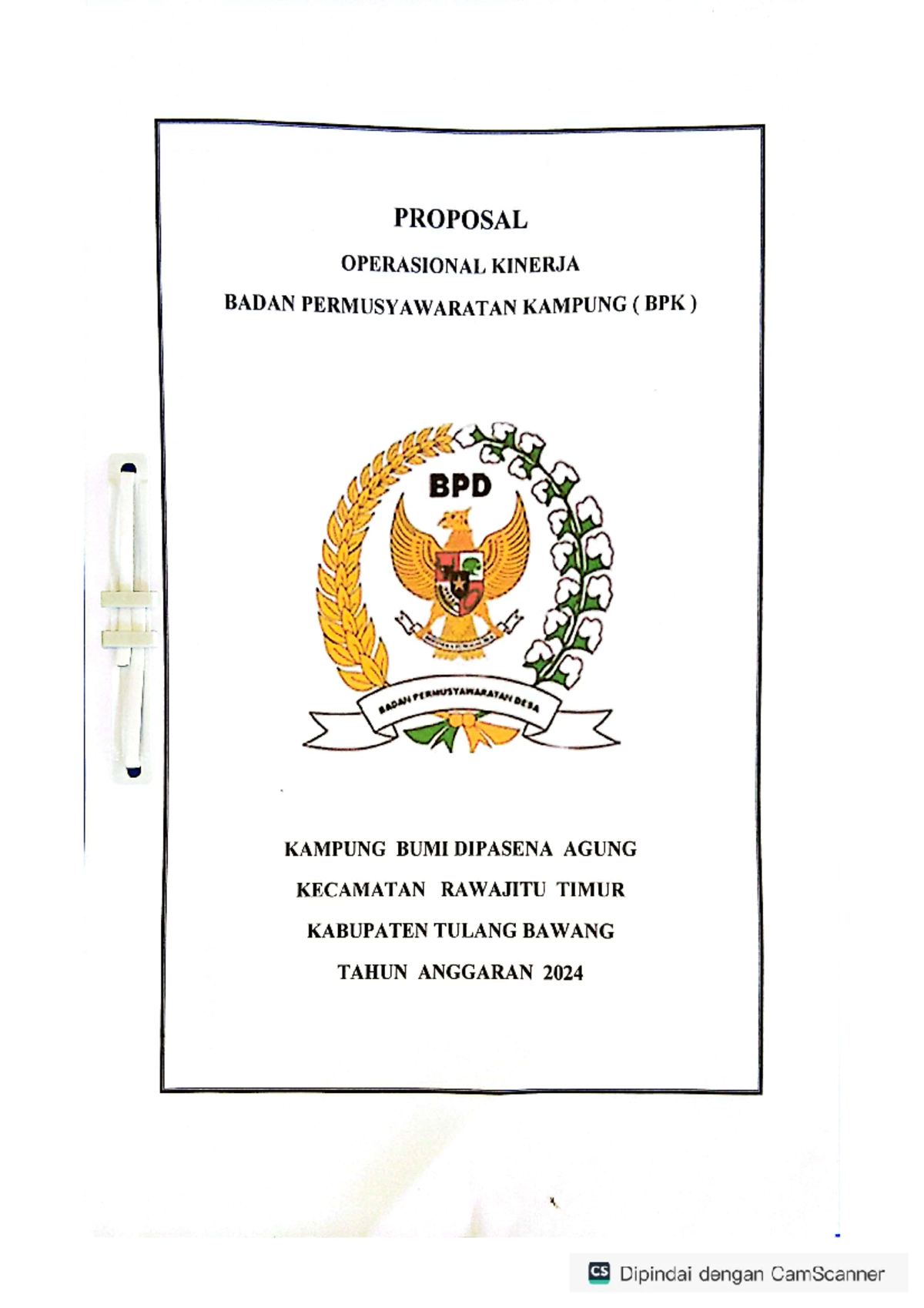 PRO[OSAL Lembaga UTK RKP 2024 - contoh surat pernyataan - Studocu