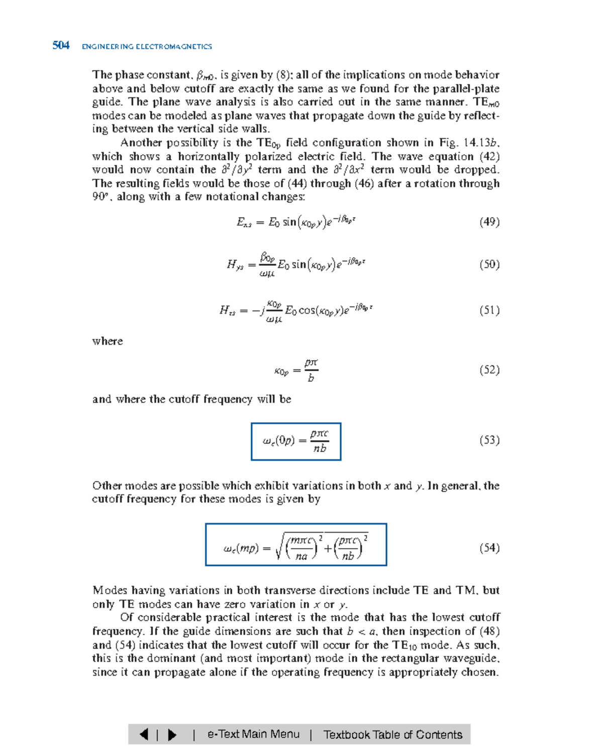 EM Hayt 6th (4)-104 - Elektromagnetik - The phase constant, m 0 , is ...