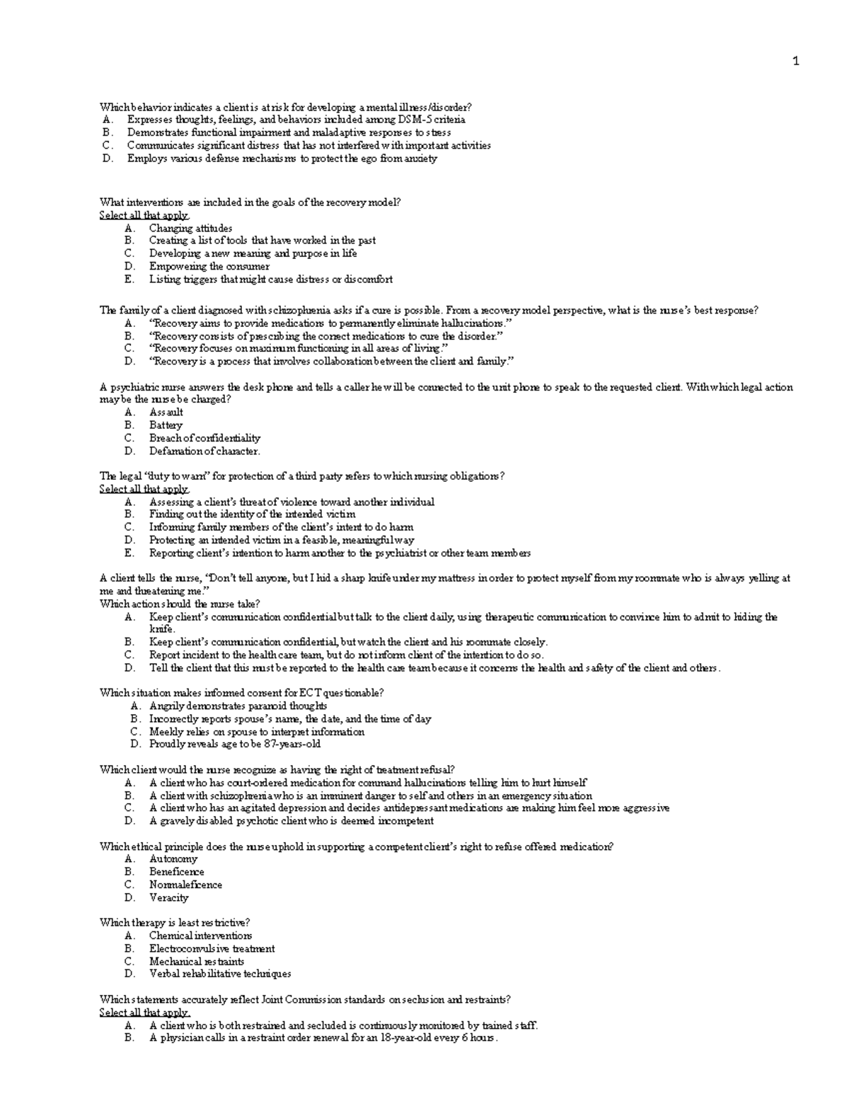 Introduction to MHN Script(1) - Which behavior indicates a client is at ...