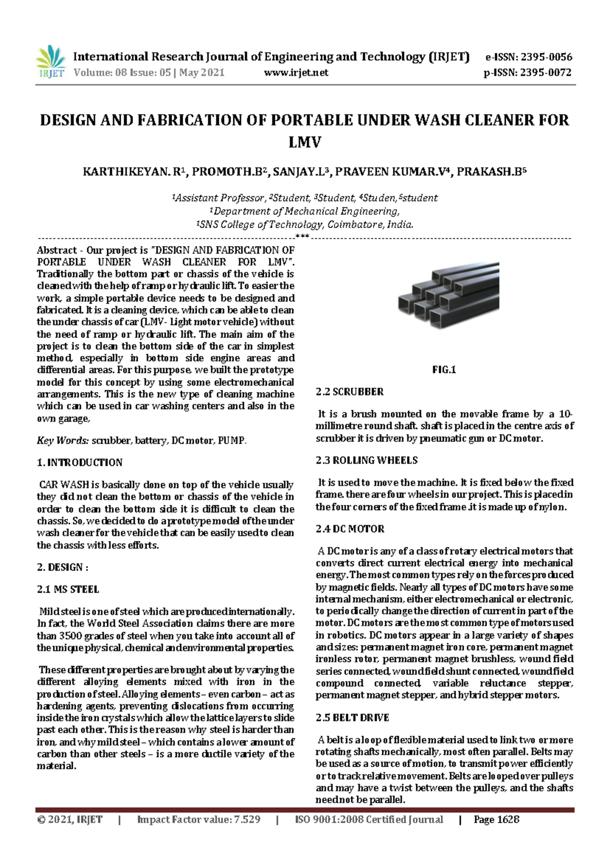 Irjet Design AND Fabrication OF Portable-1 - International Research ...