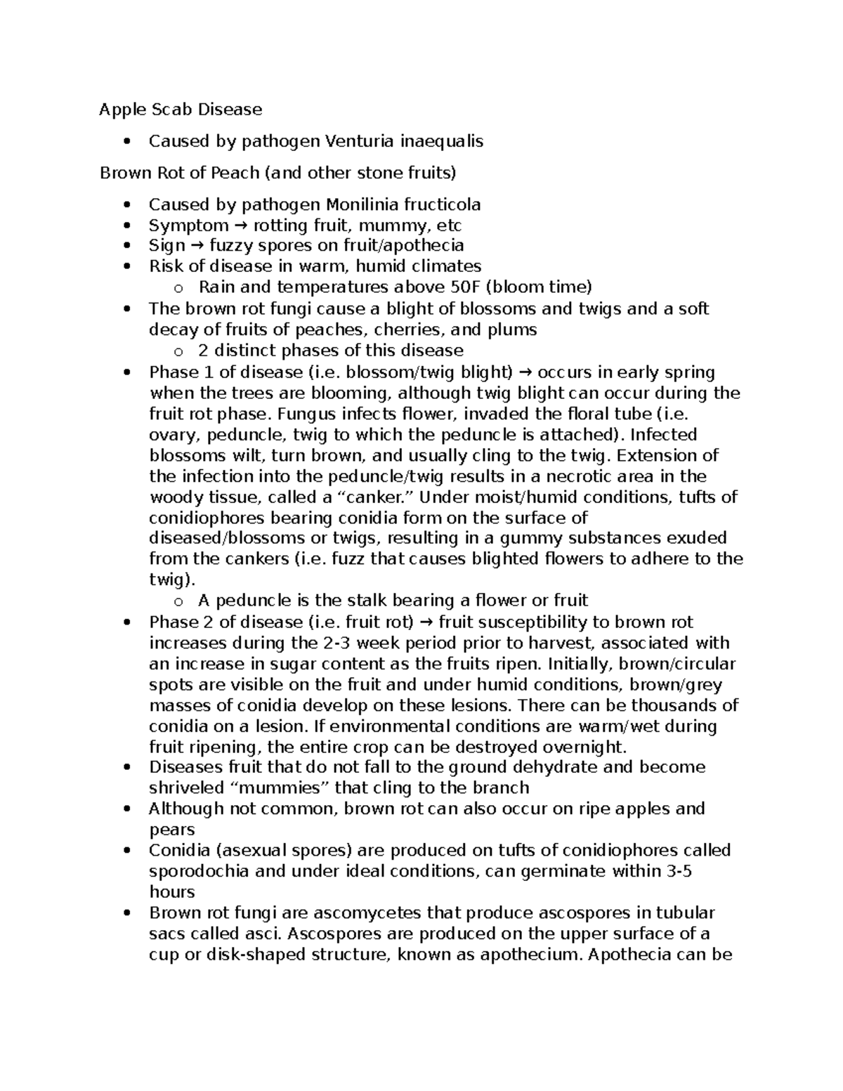 BIO 332 Apple Scab Disease - Apple Scab Disease Caused by pathogen ...