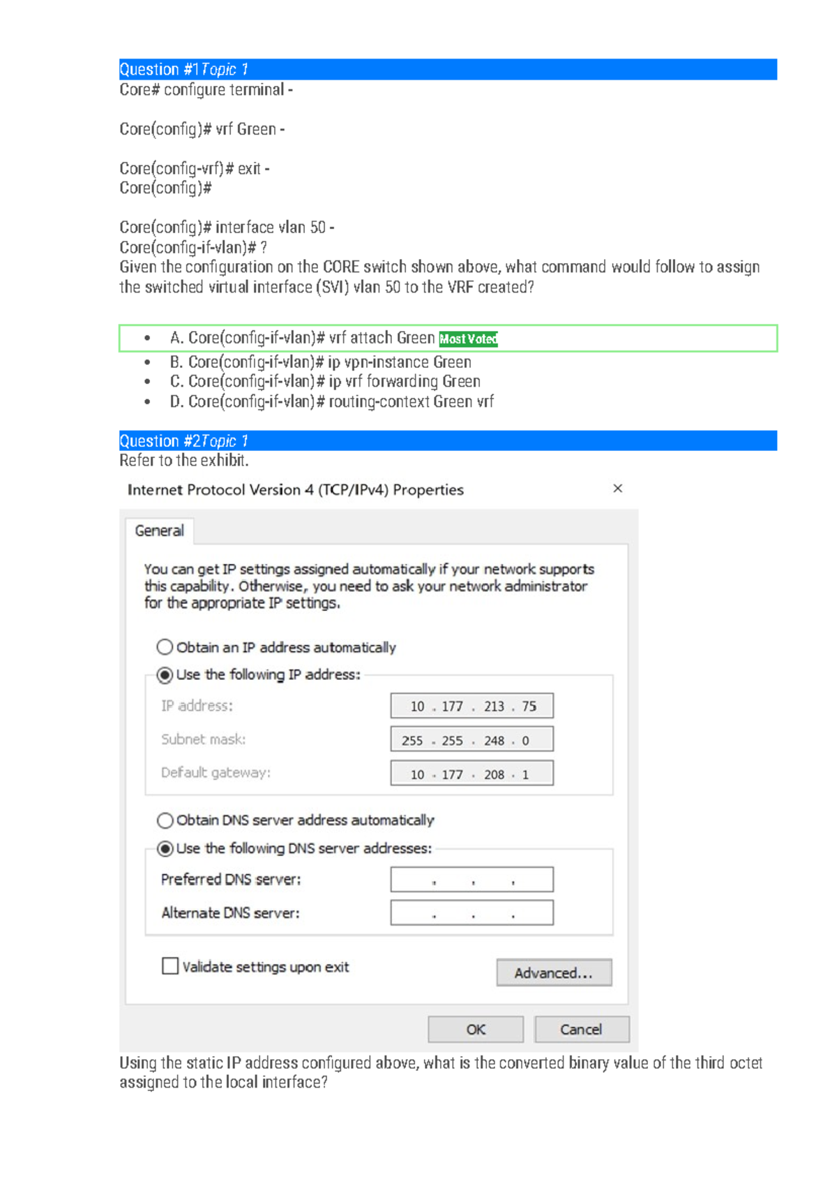 Question - practice tests for HPE solution - Question #1Topic 1 Core ...