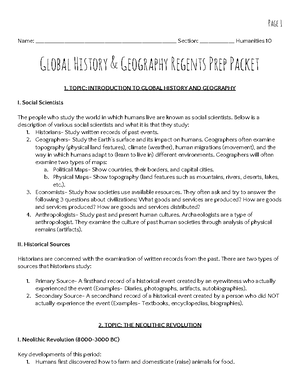 June 3 Regents Style Questions - How to use this exam bank The stimulus ...