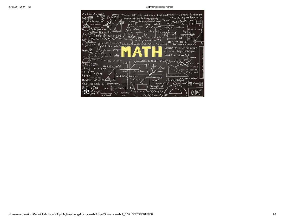 Lightshot screenshot - math advanced 3 - Studocu