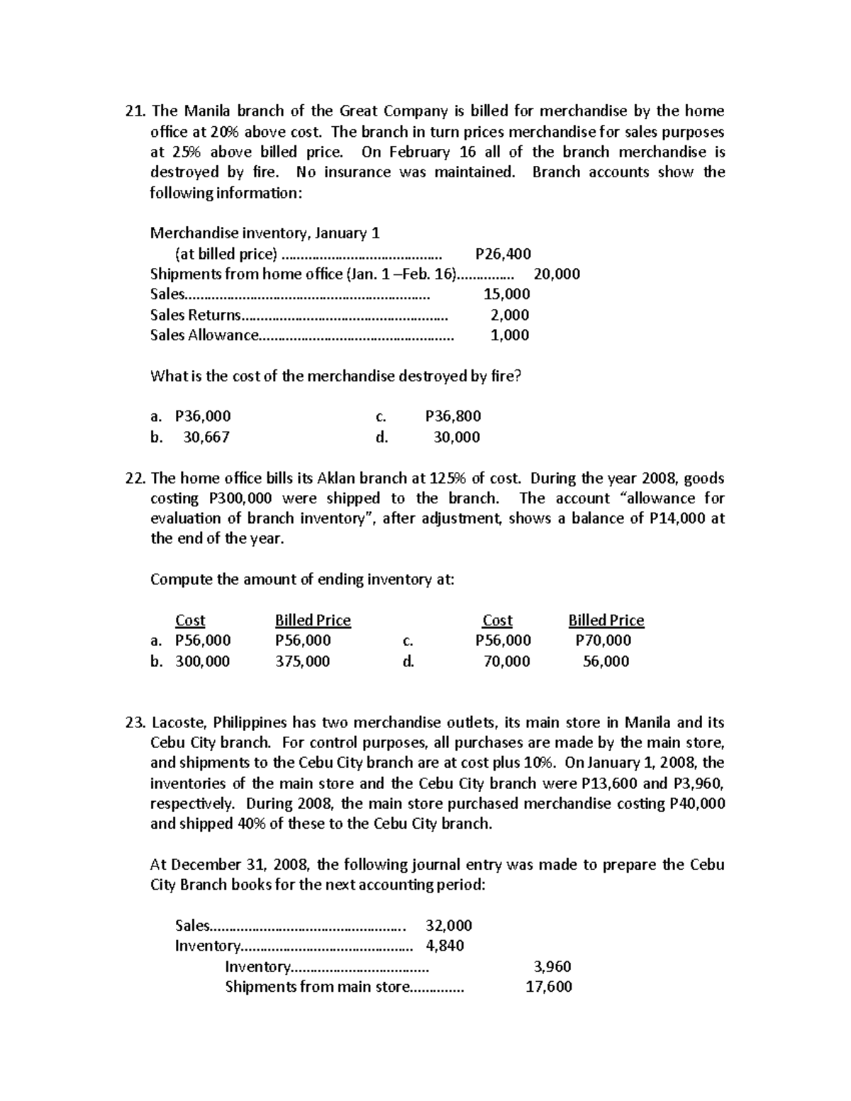 Pdfcoffee - AFAR SUMMARY NOTES, LECTURE, LESSON, AFAR, 2019-2020. AFAR ...