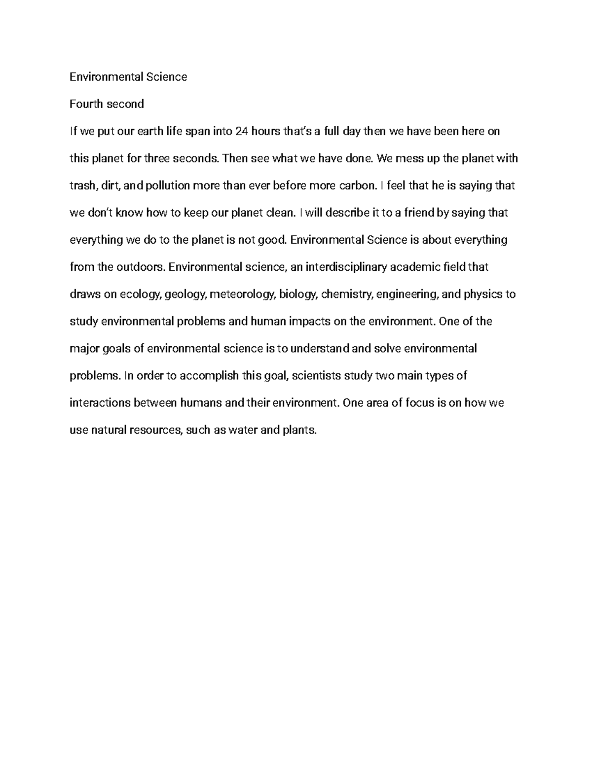 Environmental Science Fourth second - Environmental Science Fourth ...