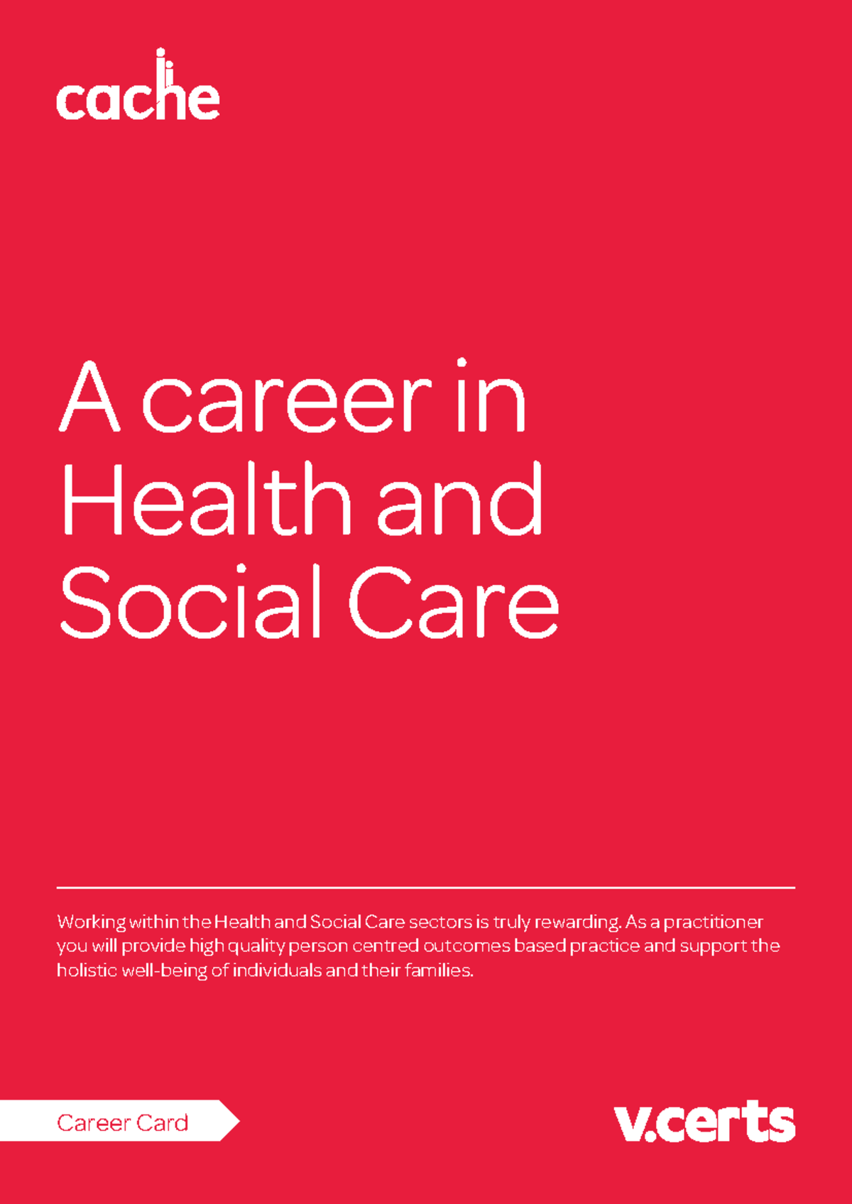 Career-card-health-social-care - Career Card Working within the Health ...