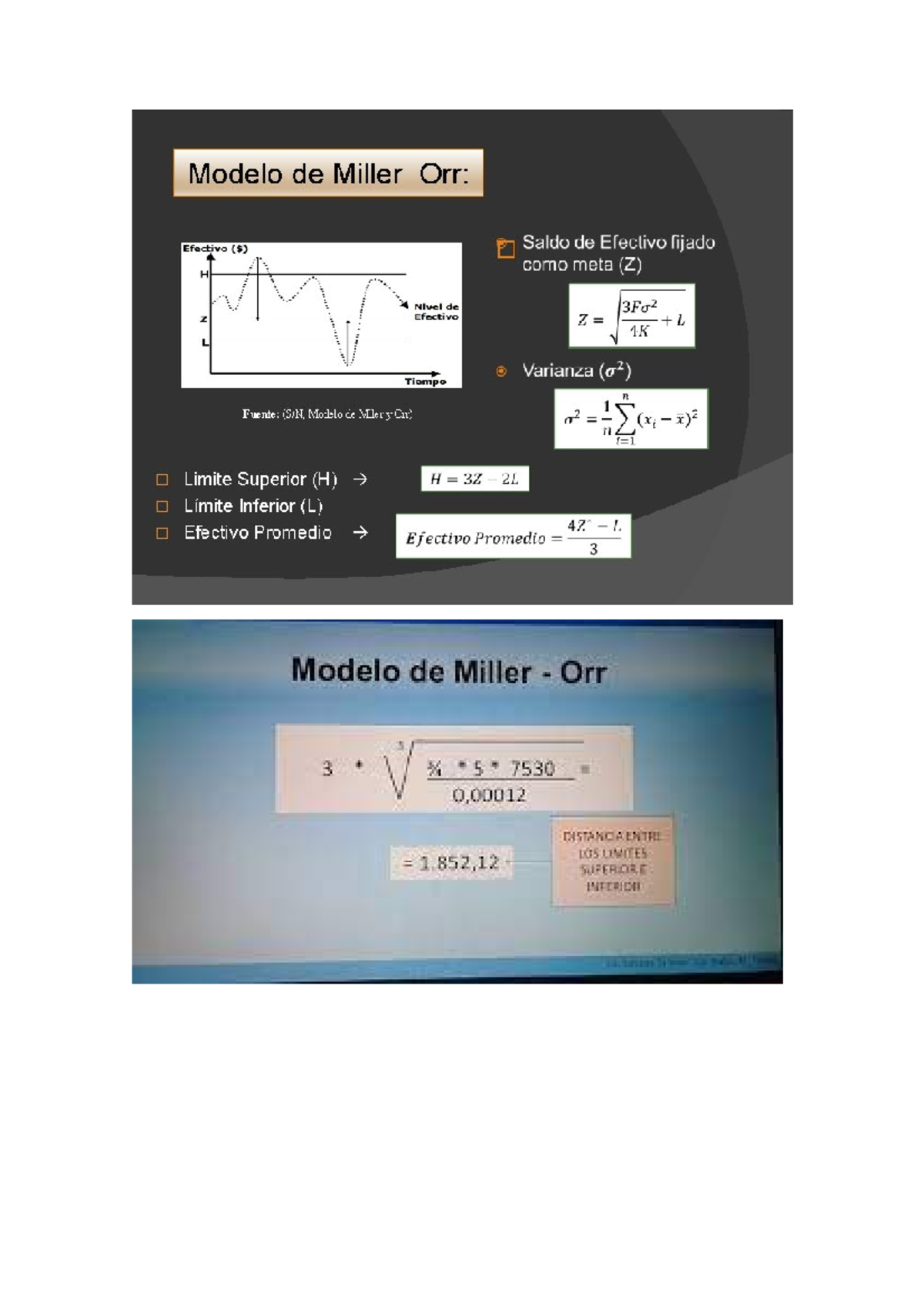 Modelo de Miller-Orr - Microeconomía I - Studocu