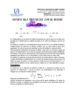 Práctica 11 lab. orgánica - Práctica #11: síntesis de fenolftaleína ...