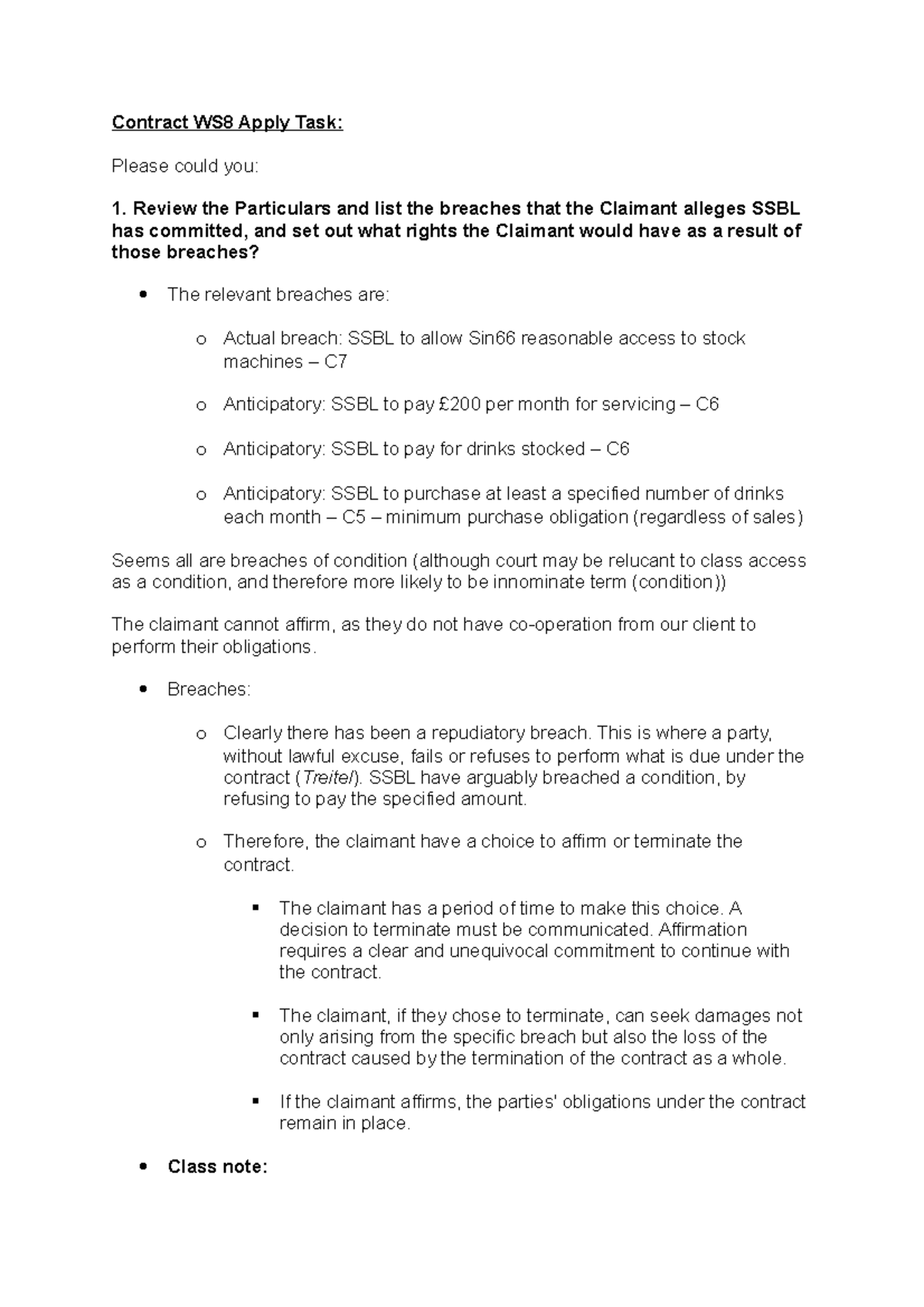Contract WS8 Apply Task - Contract WS8 Apply Task: Please could you ...