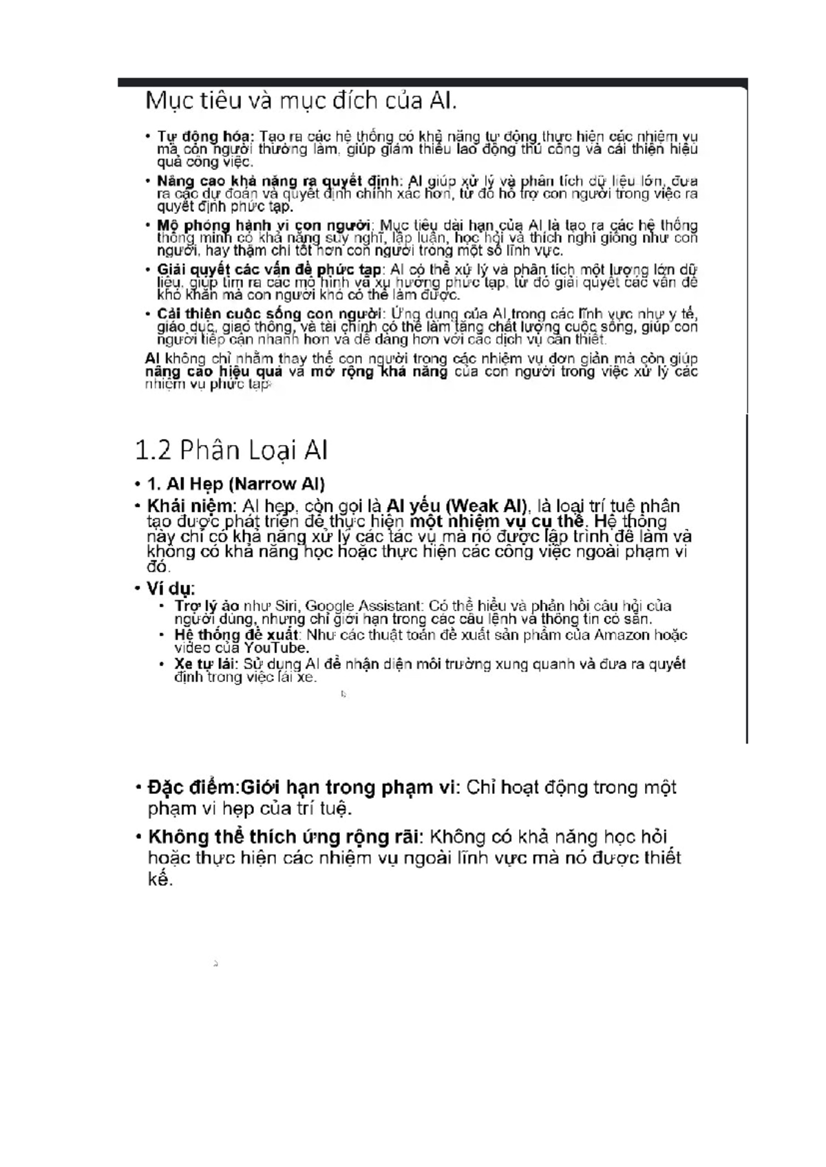 Mangnoron - giao trinh - Muc tiêu và muc dich cua AI. Tup dong hóa: Tao ...