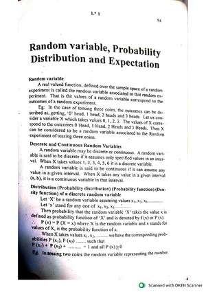Module 1 statistics sem 3 - Bsc Psychology - Studocu