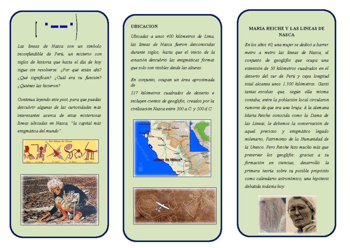 Lineas - [ ·-· ) Las líneas de Nazca son un símbolo inconfundible de ...