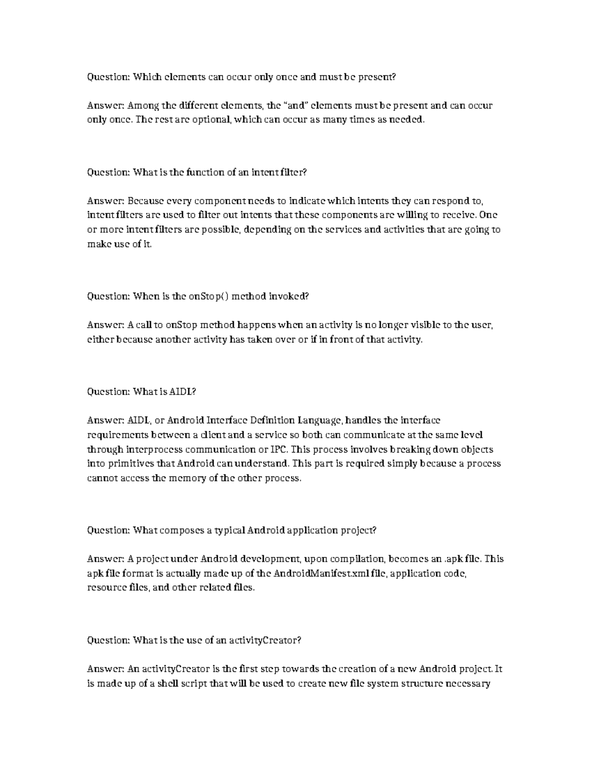 Aggressivenesses adeliza sequestrant - Question: Which elements can ...