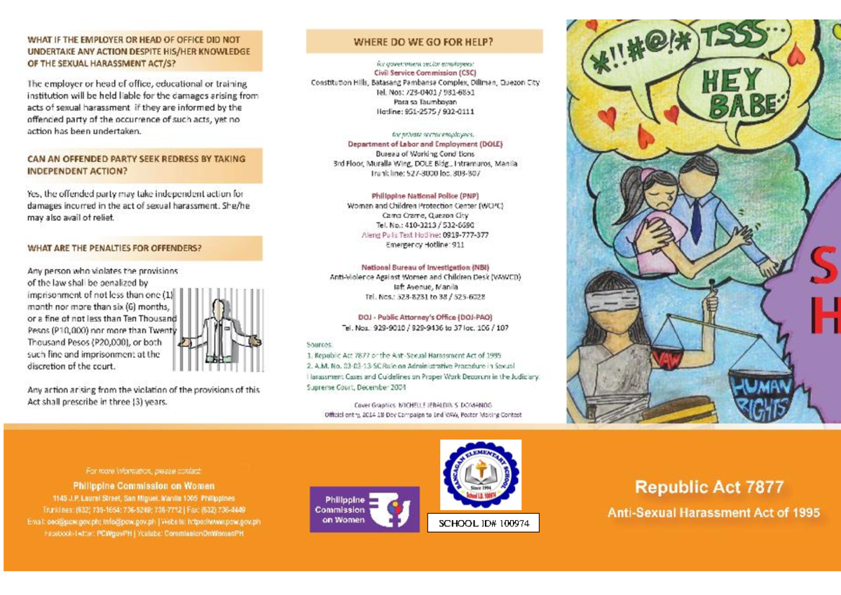 RA 7877 front page - Gender and development materials - Public Policy ...