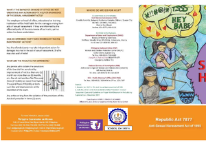 RA 8353 The Anti Rape Law of 1997 - Public Policy and Program ...