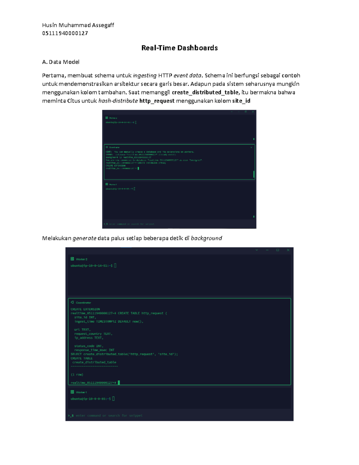 Tugas Implementasi CitusDB - Husin Muhammad Assegaff 05111940000127 ...