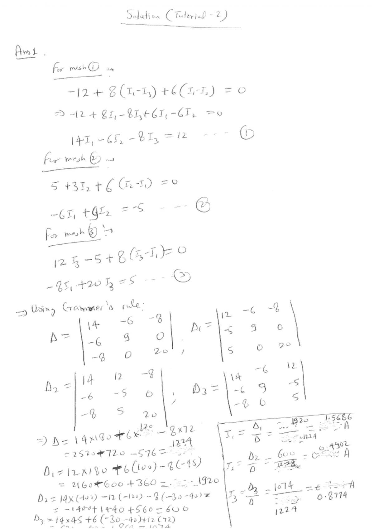 Sol Tutorial-2 - Notes - Studocu