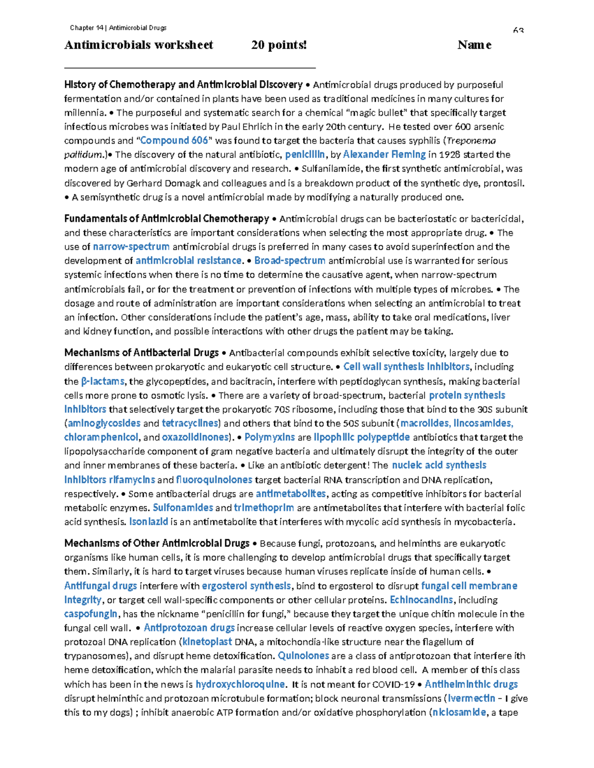 Antimicrobial agents - Fundamentals of Antimicrobial Chemotherapy ...