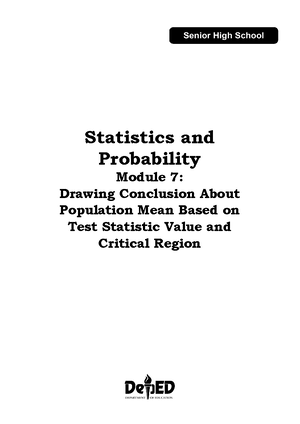 Identifying Appropriate Test - week 2 - Statistics and Probability ...