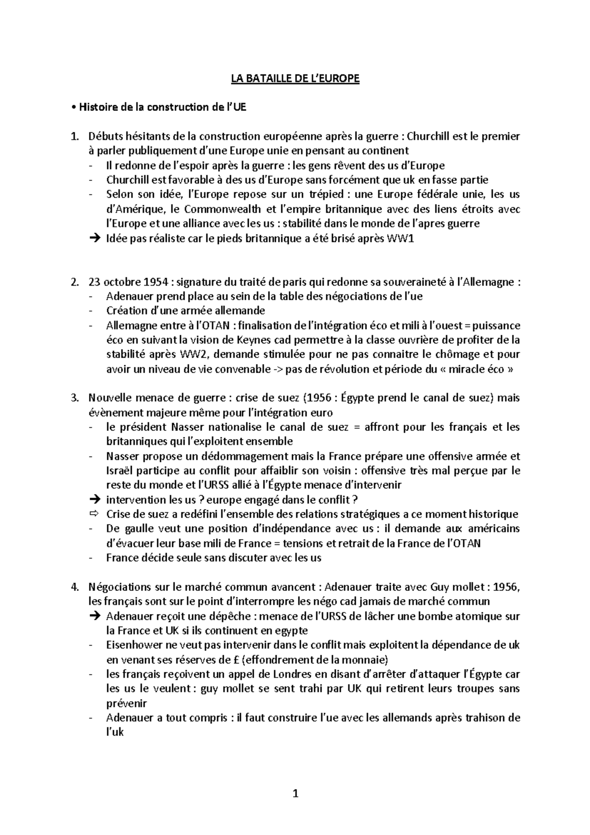 La bataille de l'europe V2 - LA BATAILLE DE L’EUROPE Histoire de la ...