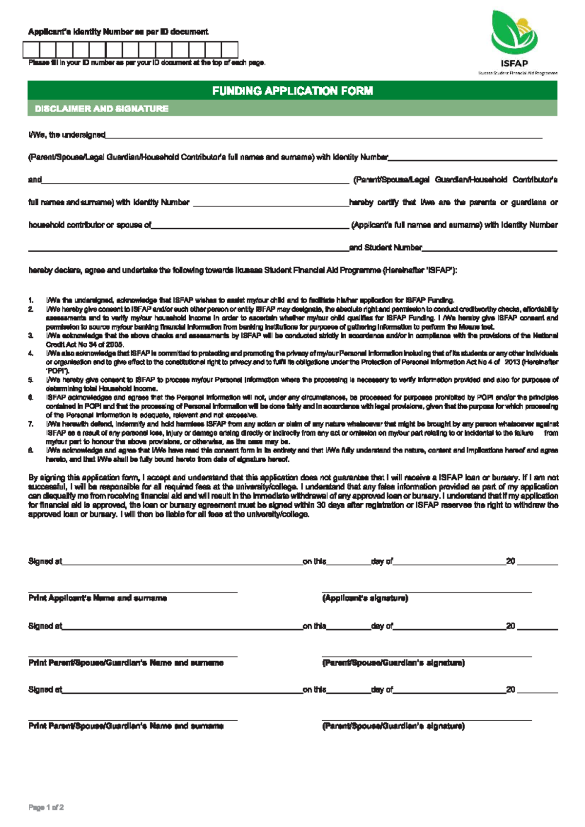 K - N/A - Identity Number as per ID document Please fill in your ID number as per your ID ...