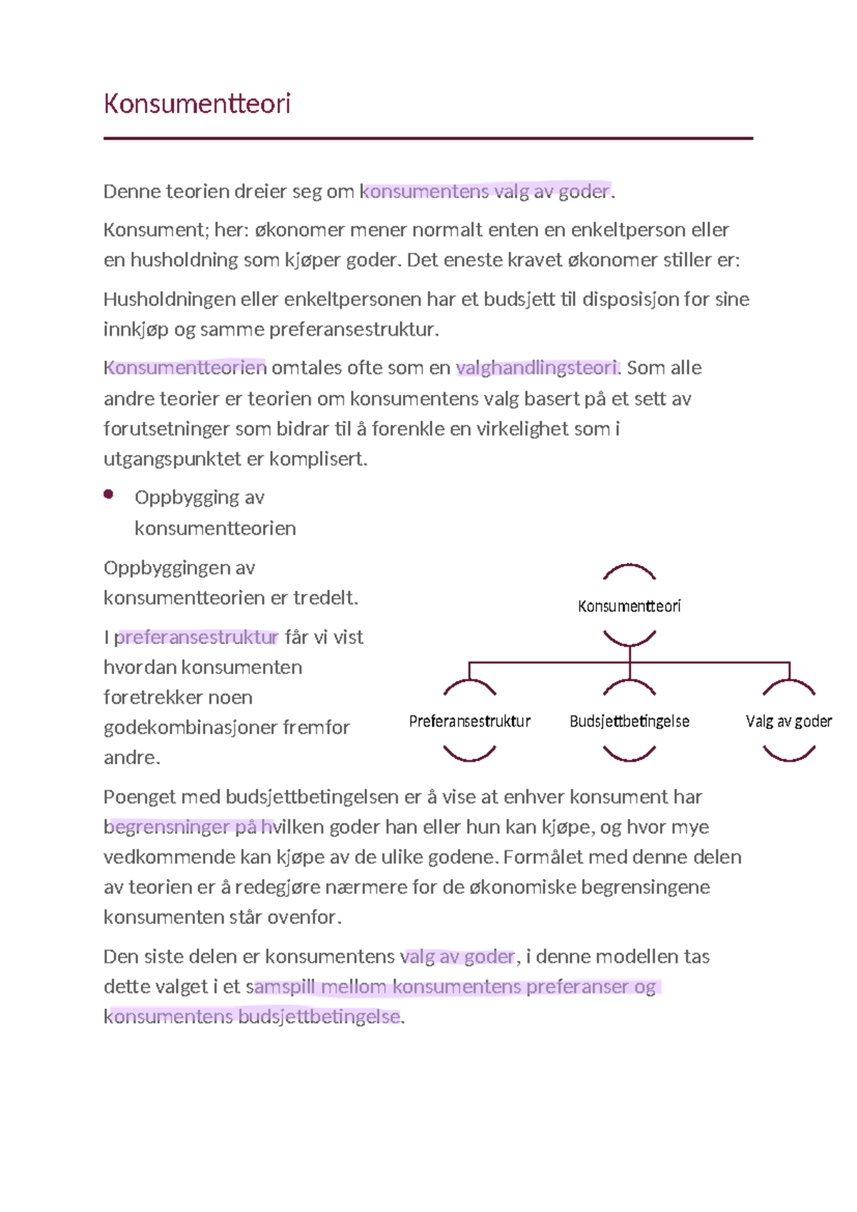Konsumentteorien - Konsumentteori Denne teorien dreier seg om konsumentens valg av goder ...