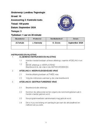 Mathematics Grade 9 Assignment term 3 Memorandum - MATHEMATICS GRADE 9 ...