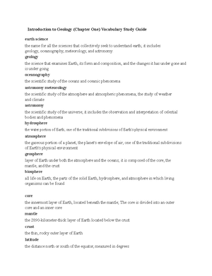 Introduction to Geology - Introduction to Geology Geometry of lines and ...