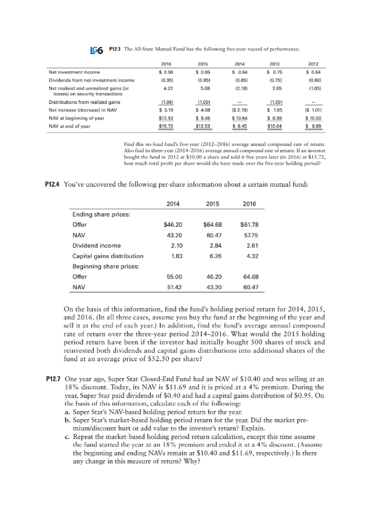 Chapter 12 - Tutorial Work - FIN 223 - Studocu