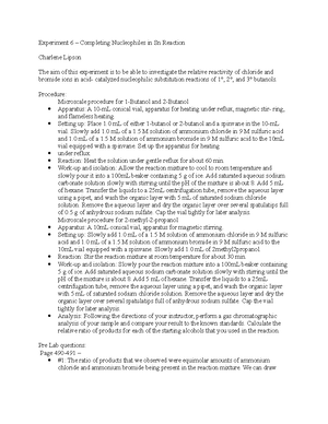 Nucleophilic Substitution Reactions II- The Kinetics of Solvolysis ...