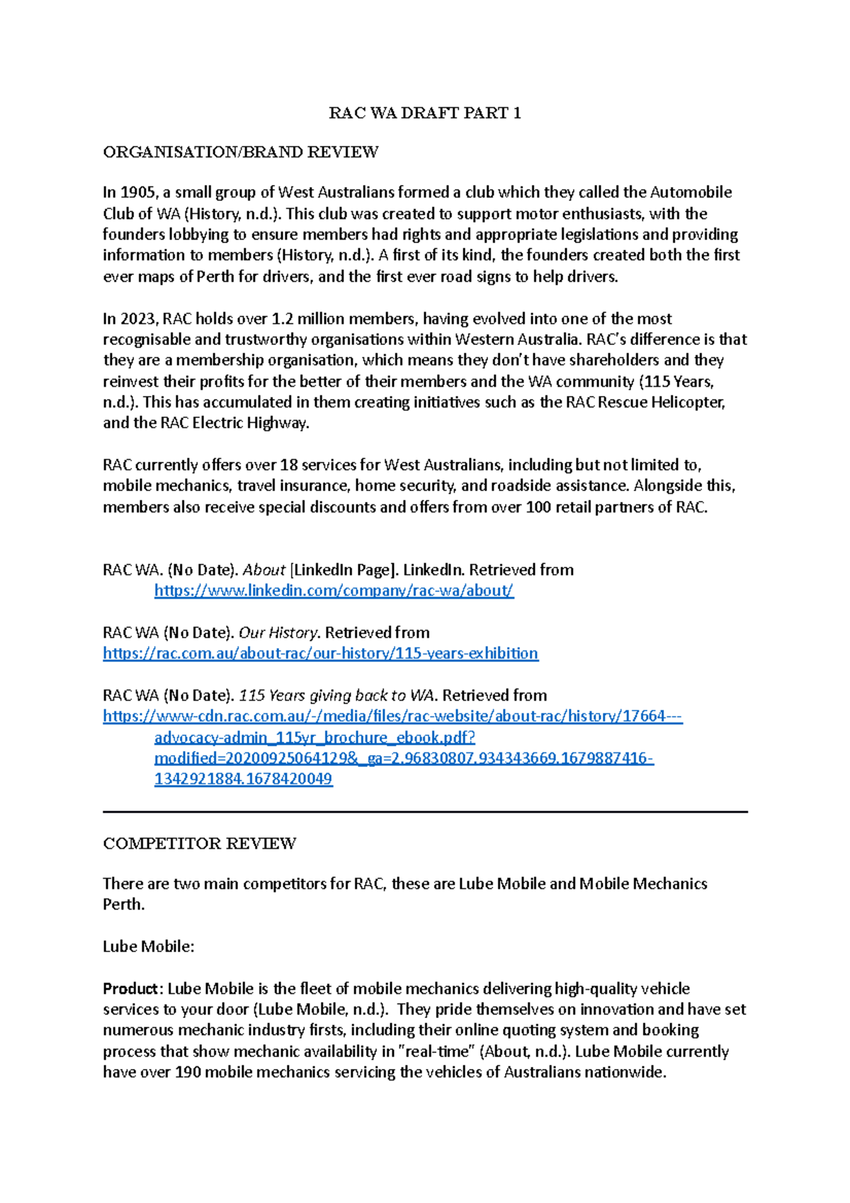 RAC WA Draft PART 1 - PRACTICE MATERIALS FROM TUTORIALS - RAC WA DRAFT ...