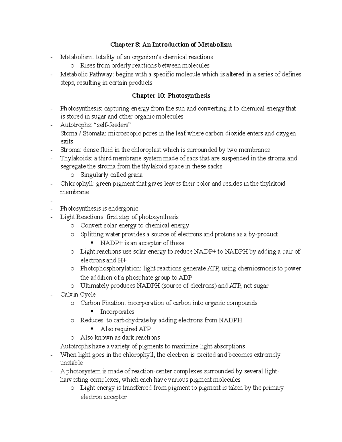 Chapter 16 Biotechnology Notes for AP Biology - Chapter 8: An ...