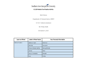 Module 3 Journal - STATE PRISON: INTAKE PROCESS 1 Erik Fortson ...