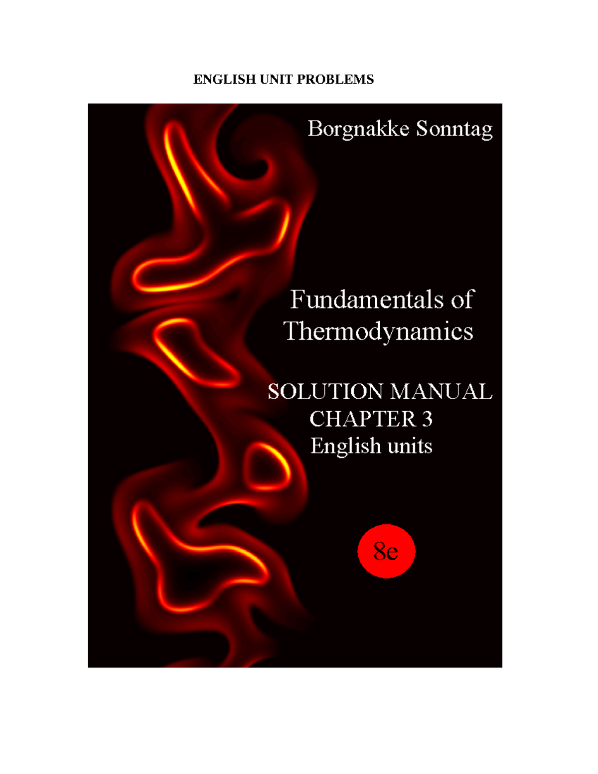 Ch03 Eng ENGLISH UNIT PROBLEMS SOLUTION MANUAL CHAPTER 3 English