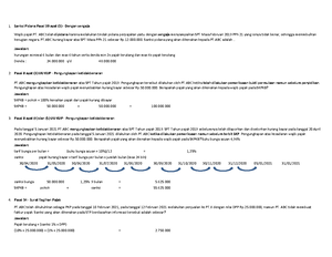 Modul Perpajakan 1 - Bab 2Contoh perhitungan Keberatan dan Banding PT Segar Bugar Genap 2020 ...