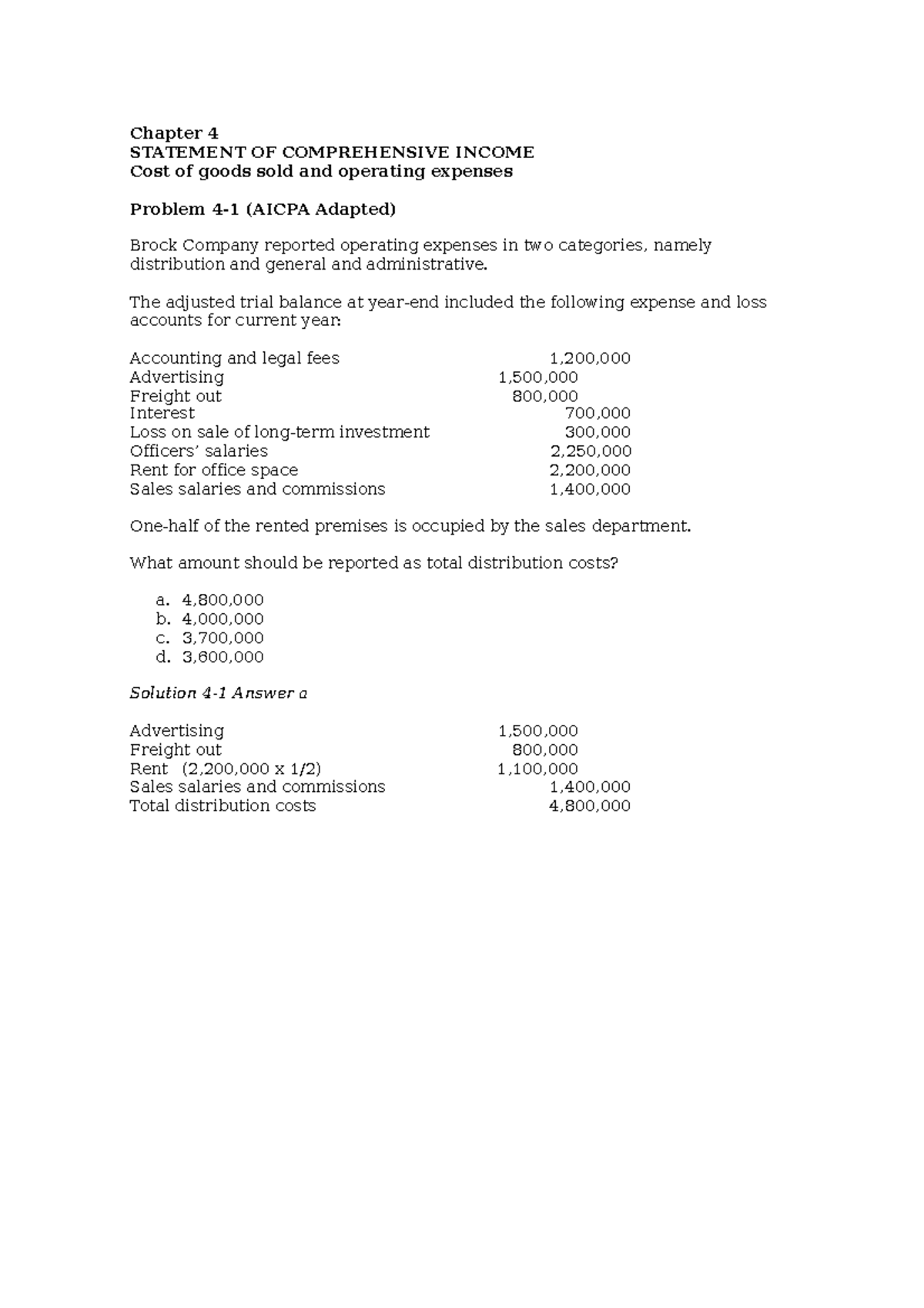 Statement Of Comprehensive Income Chapter 4 STATEMENT OF statement-of-comprehensive-income-chapter-4-statement-of