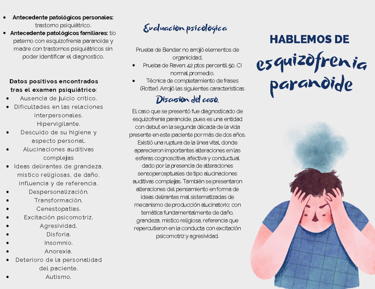 Esquizofrenia Paranoide 2 - esq uizofrenia HABLEMOS DE paranoide ...