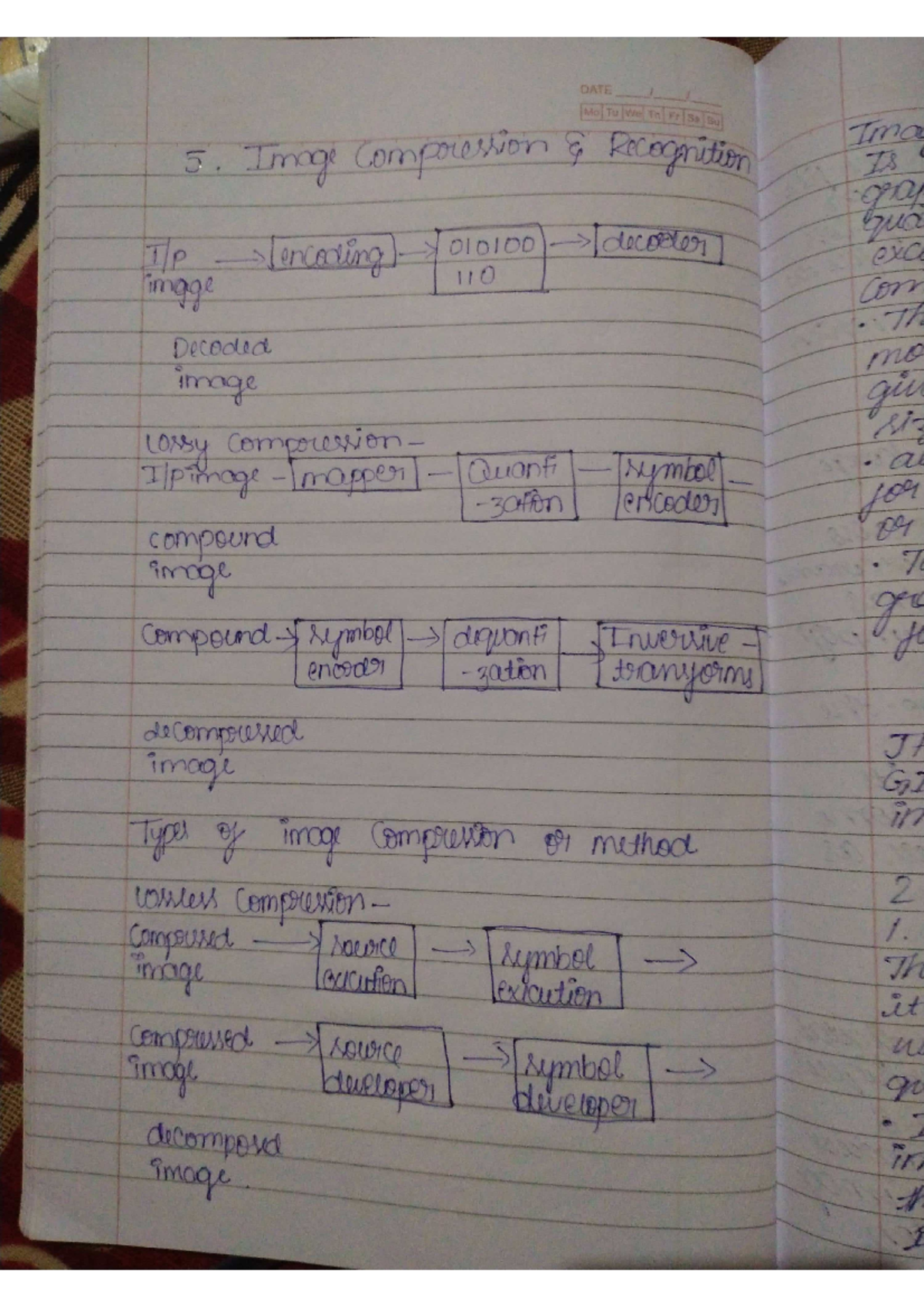 Dip 5 - image processing and recognition - DATE Mo Tu 5. Image ...
