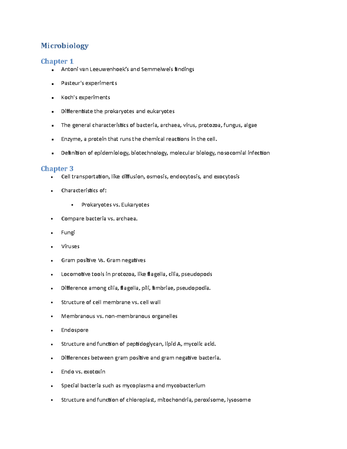 Microbiology week 1-1-2 2 - Microbiology Chapter 1 Antoni van ...