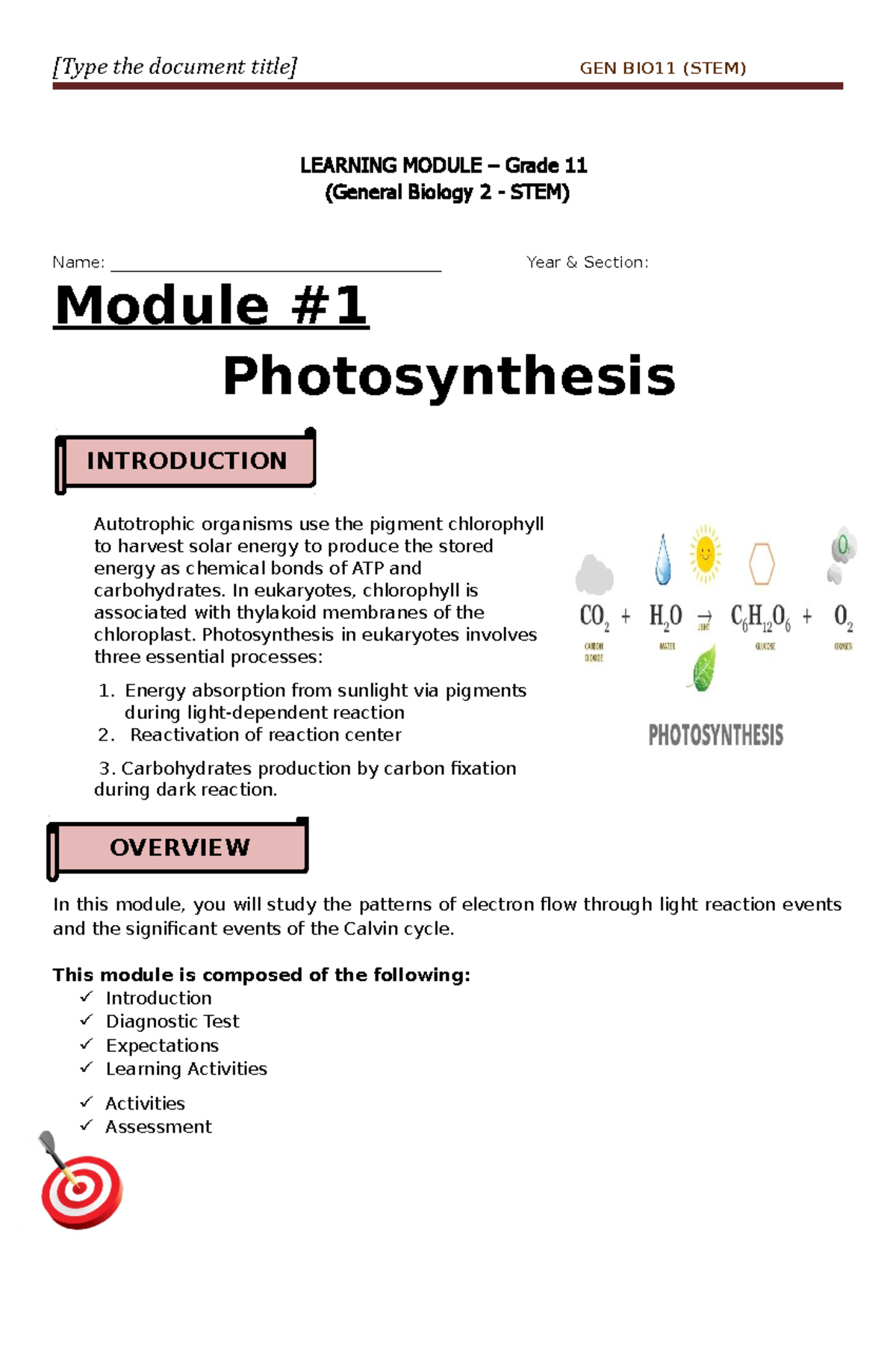 Q2-M1 GEN BIO - JUST ENJOY THE MODULES AND I HOPE THAT YOU WILL LEARN ...