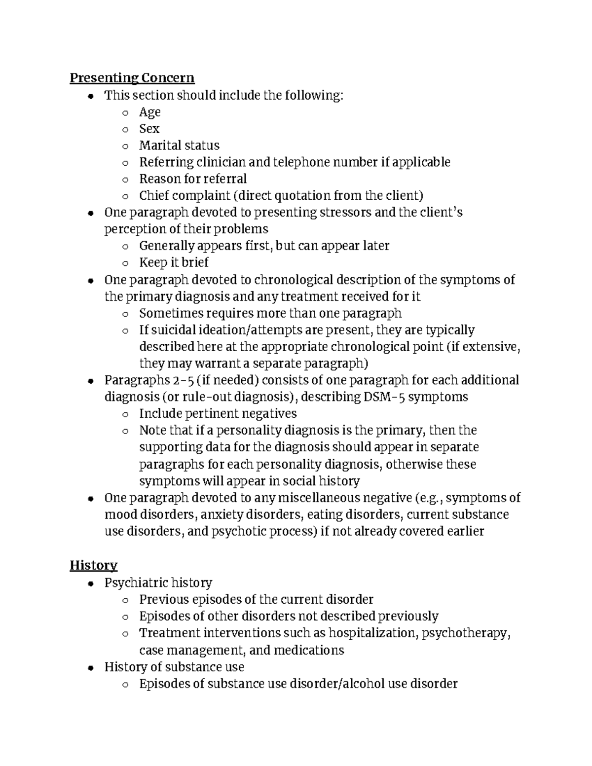 Evaluation of Mental Status Ch. 3 (Intake Assessment) - Presenting ...