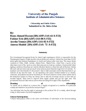 Ahmad Mid Dox - Final Project of Multivariant Analysis - University of the Punjab Institute of ...